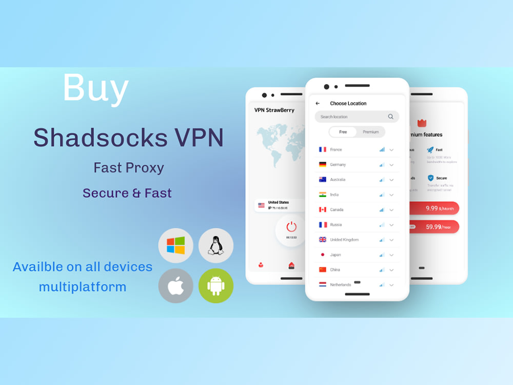 ShadowSocks VPN App MultiPlatform | Upwork