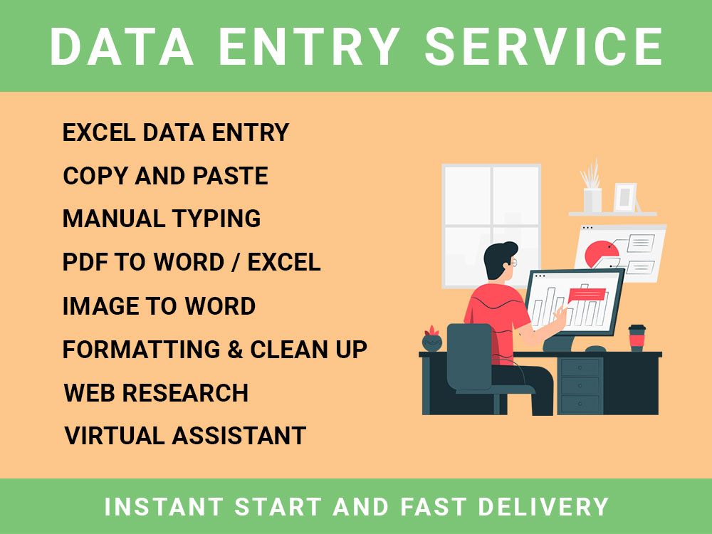 Data Entry, Converting PDF to Word and Excel, Manual Typing Service | Upwork