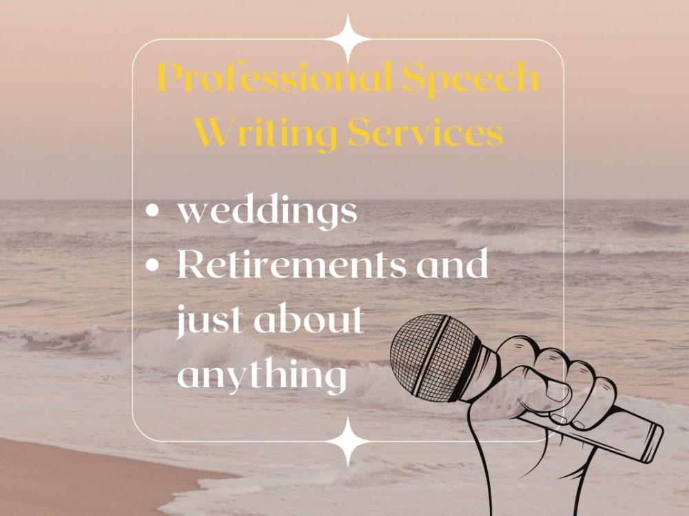 Customized written and engaging speech for any occasion | Upwork
