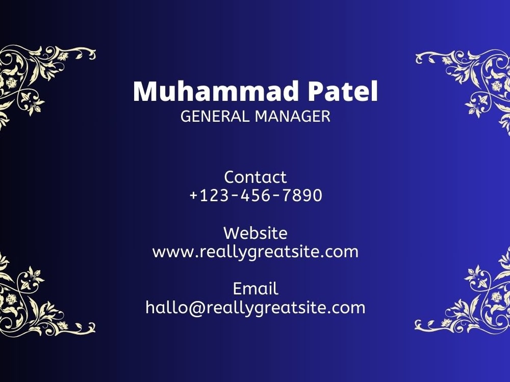 A Professional Business Card design | Upwork