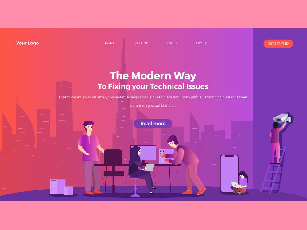 Amazing illustrations for web, app, animation, and any purposes | Upwork