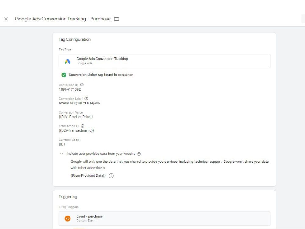 Lifetime data layer Google Analytics 4 ecommerce funnel tracking in ...