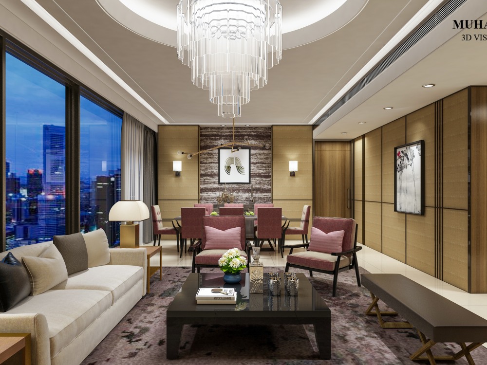 T.V Lounge/Living Area Interior Design & Visualization | Upwork