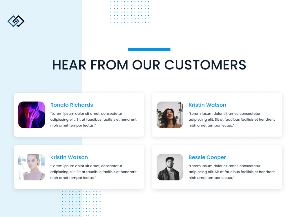 Company profile in figma | Upwork