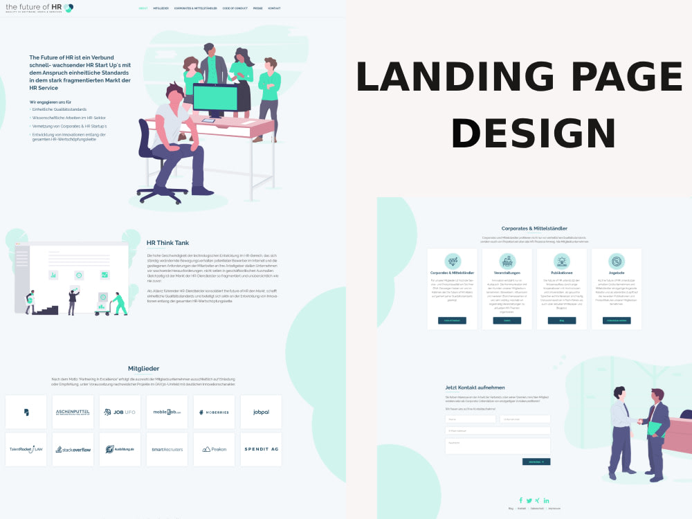 A Professional UI Landing page design | Homepage | Figma | Adobe tools ...