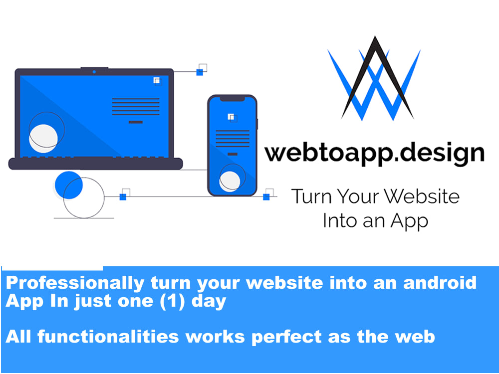 A converted business website into an Android app in 1 minute | Upwork A converted business website into an Android app in 1 minute | Upwork