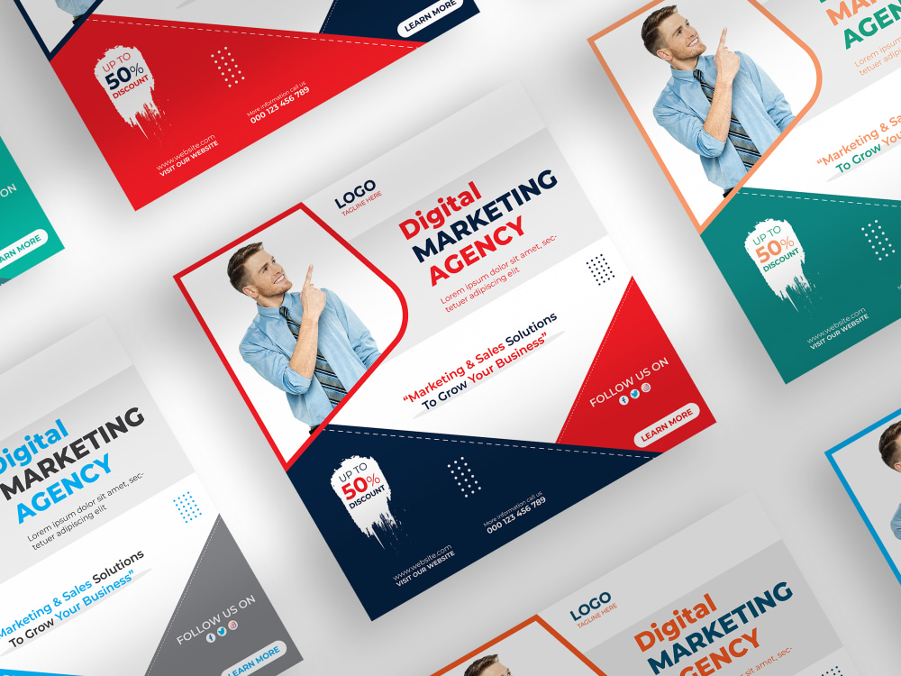 Clean, Minimal and Unique Social Media Post Design | Upwork