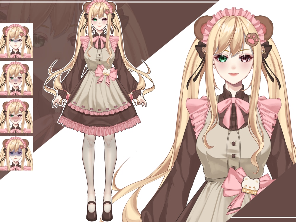 Professional Live2d Model for Vtuber Ready to Rig | Upwork