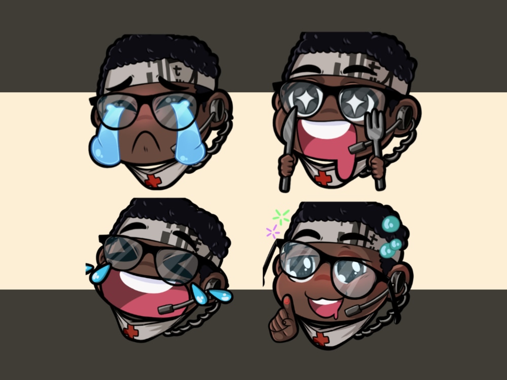 AMAZING looking emotes for your stream to enhance your live experience ...