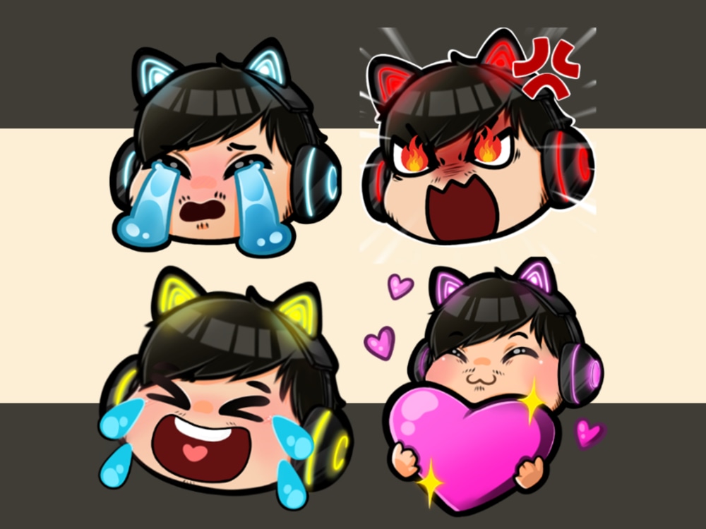 AMAZING looking emotes for your stream to enhance your live experience ...