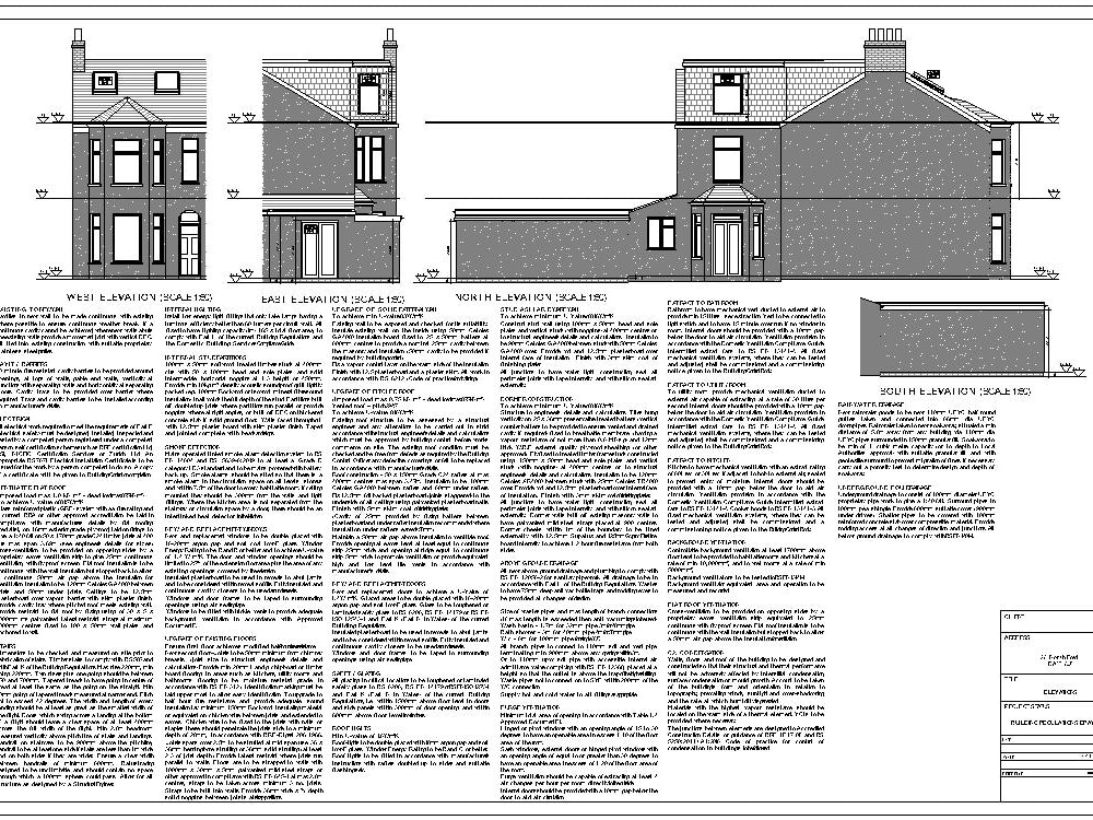 Detail construction drawings of UK building regulations | Upwork