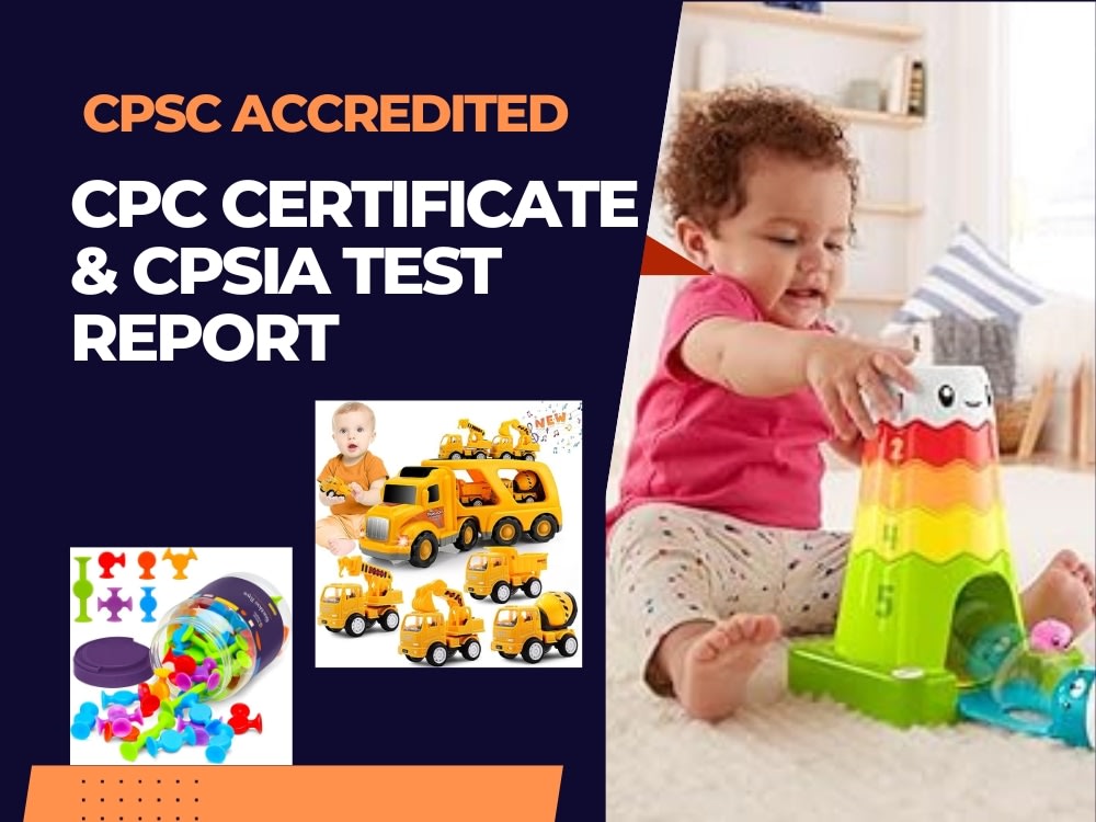 CPC certificate and CPSIA standard test report for Amazon | Upwork