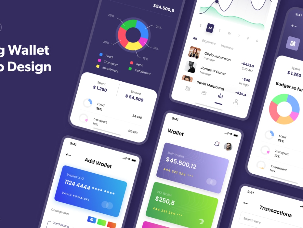 UI/UX design built up using Figma. | Upwork