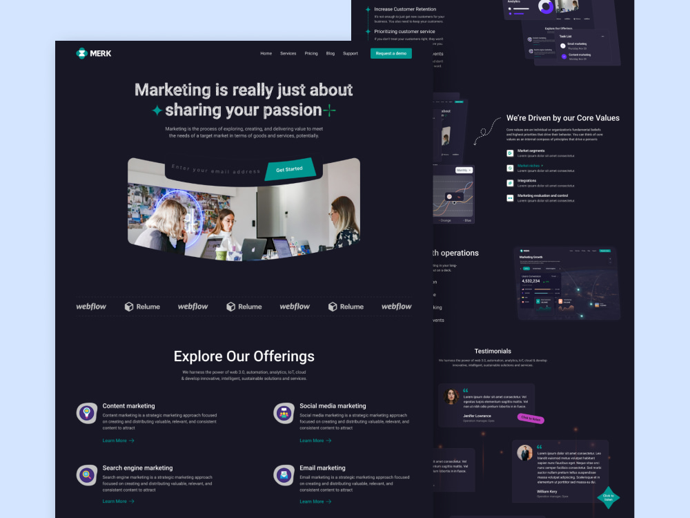 Get responsive website UI/UX design, web UI or landing page design in ...