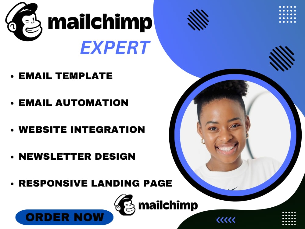 Responsive Mailchimp Campaign newsletter Mailchimp template automation ...