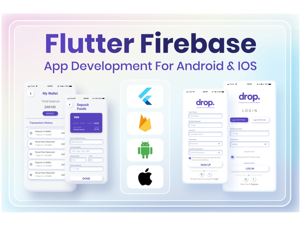 An amazing flutter mobile app (android & IOS) for your business | Upwork
