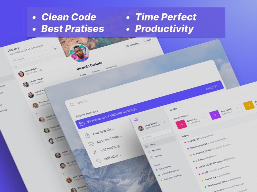 Front End Developer for Your Next.js/React/Typescript/tailwind/MUI-Project | Upwork