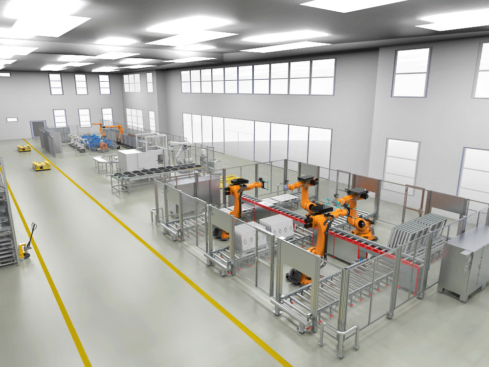 A 3d Factory Layout Design Upwork