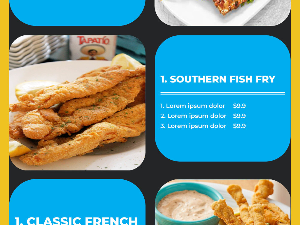 Creative Food Menu Design | Upwork