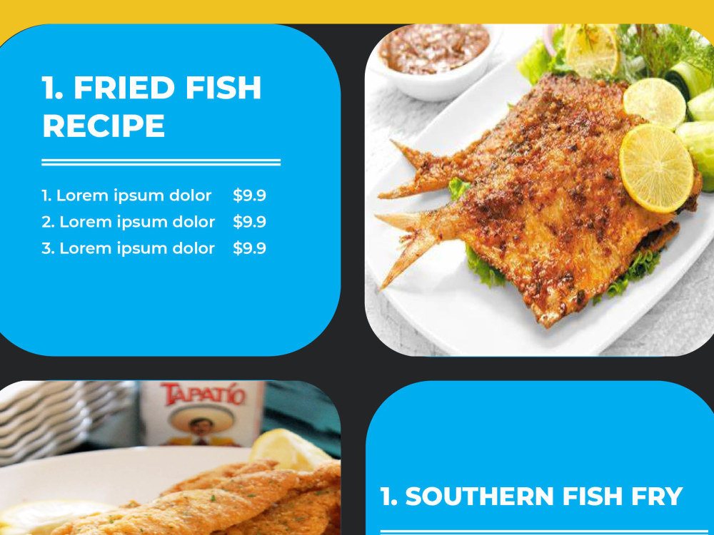 Creative Food Menu Design | Upwork