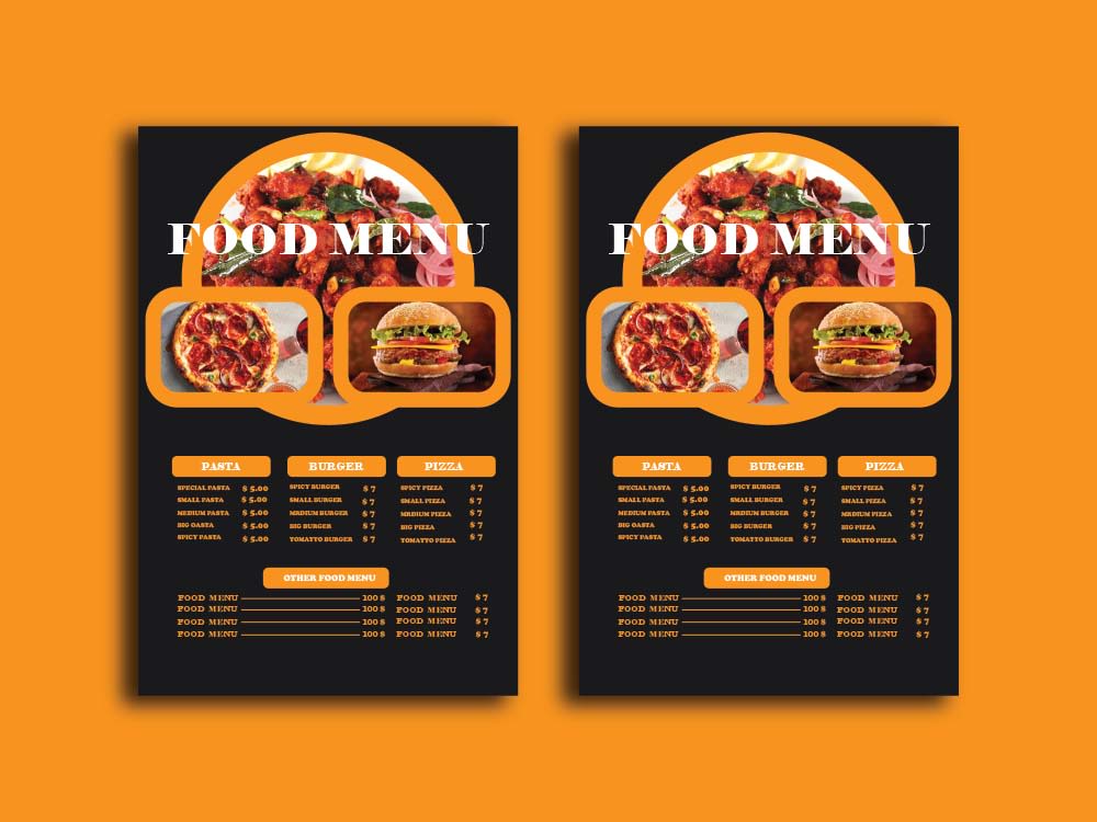 Creative brochure design, product catalog and restaurant menu design ...