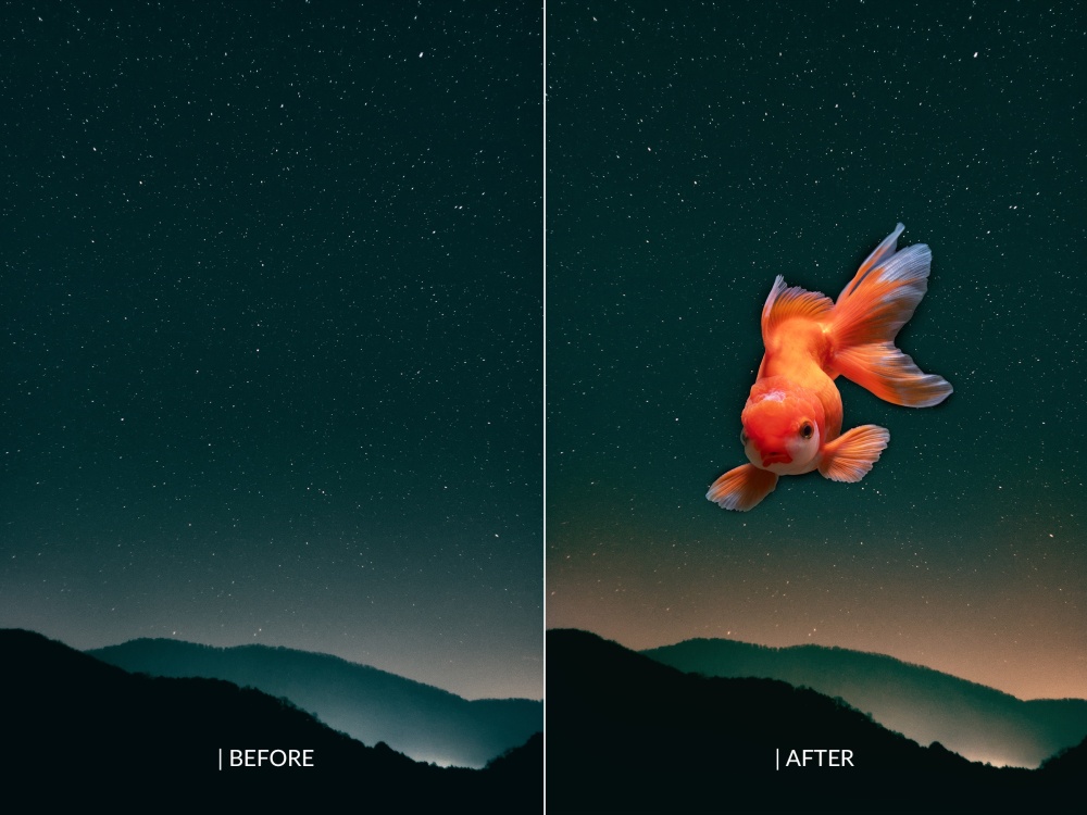 A creative image after compositing two or more images using Photoshop | Upwork