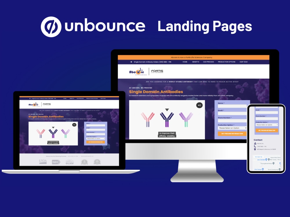 A high-converting Unbounce Landing Page | Upwork