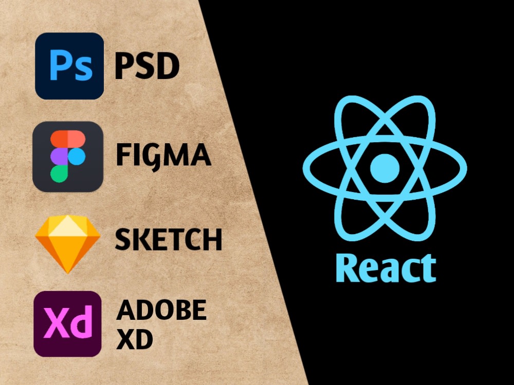 PSD/XD/Figma designs transformed into a pixel-perfect React project | Upwork
