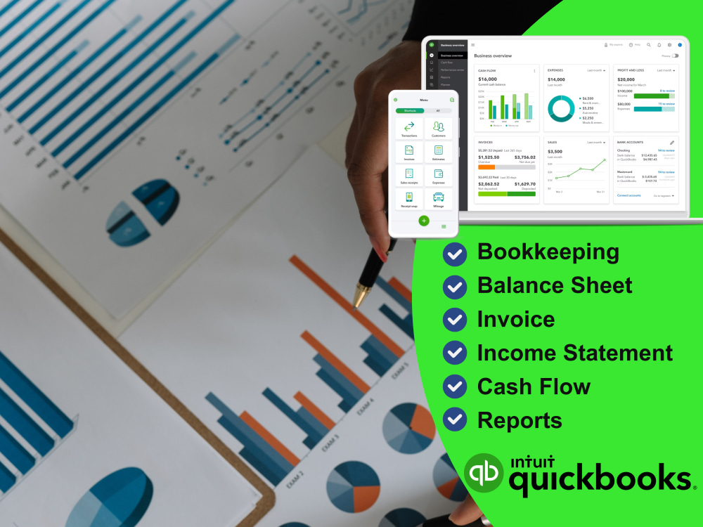 Financial Statements, Bookkeeping in QuickBooks Online, Xero, and Wave ...