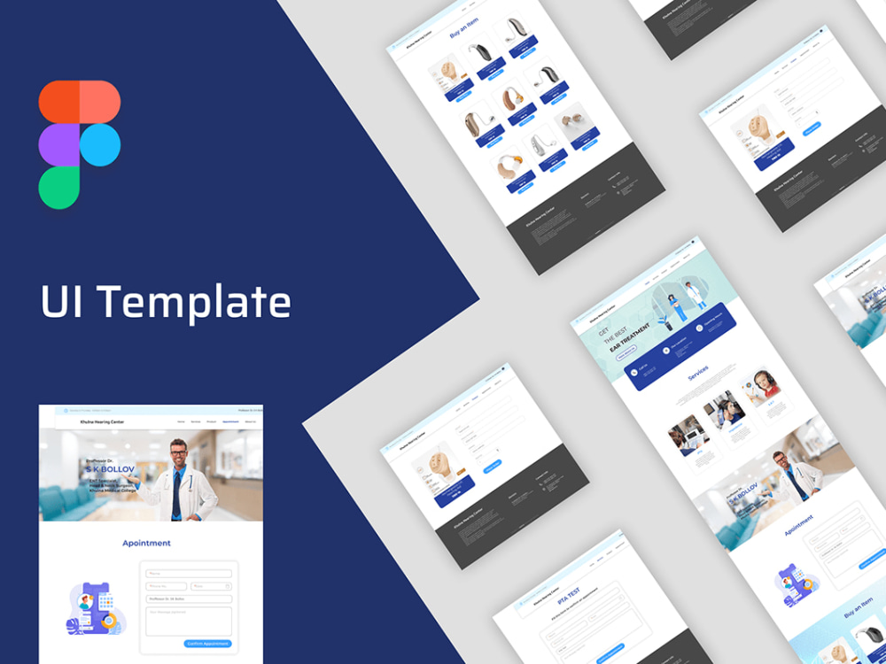 Modern web design UI UX for website and landing page figma psd adobe xd ...