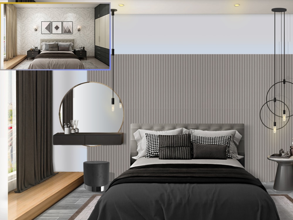 Edit house photos, interior renovation with Photoshop | Upwork