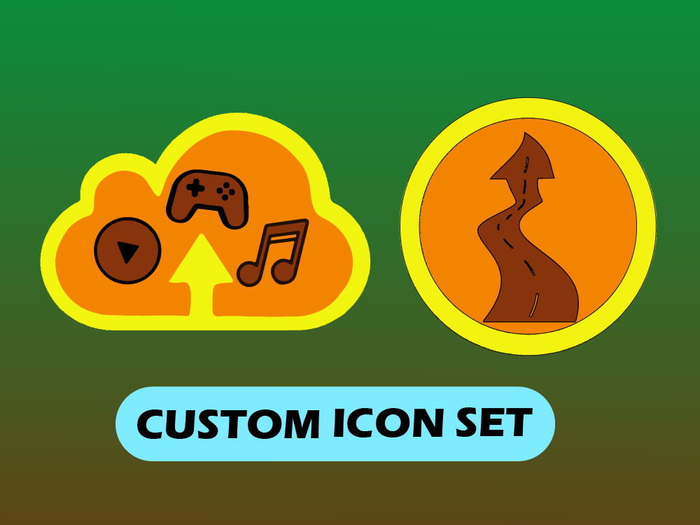 Unique custom icon set for your website and app | Upwork