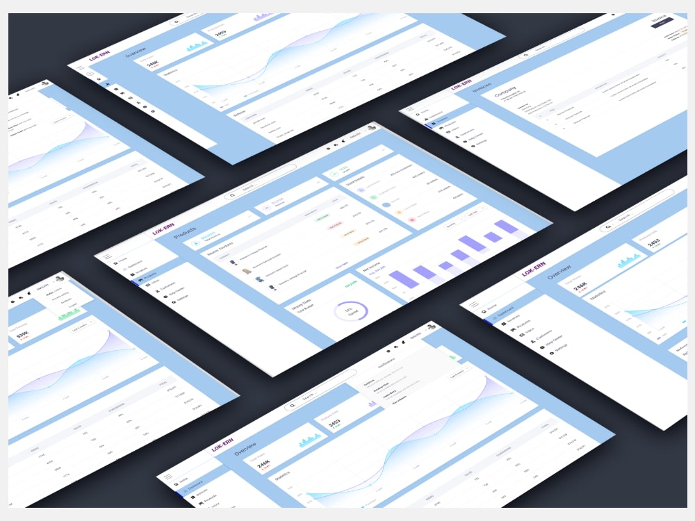 Web & mobile app, SAAS, admin panel, dashboard design in Figma| XD | Upwork