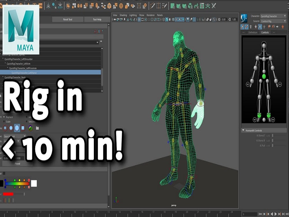 Character rigging for games, movie, E-learning in 3ds max, blender | Upwork