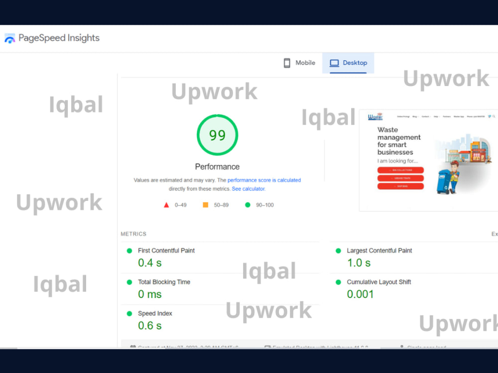 WordPress website speed optimization Expert, Page speed optimization Expert | Upwork