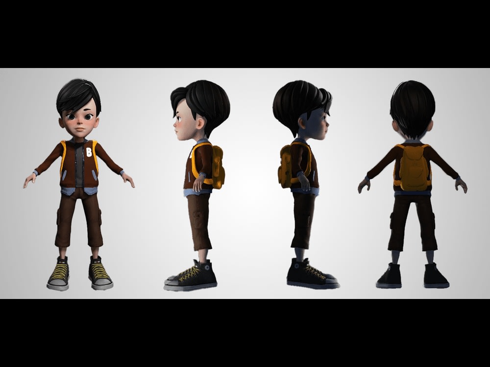 A 3d cartoon character in blender | Upwork