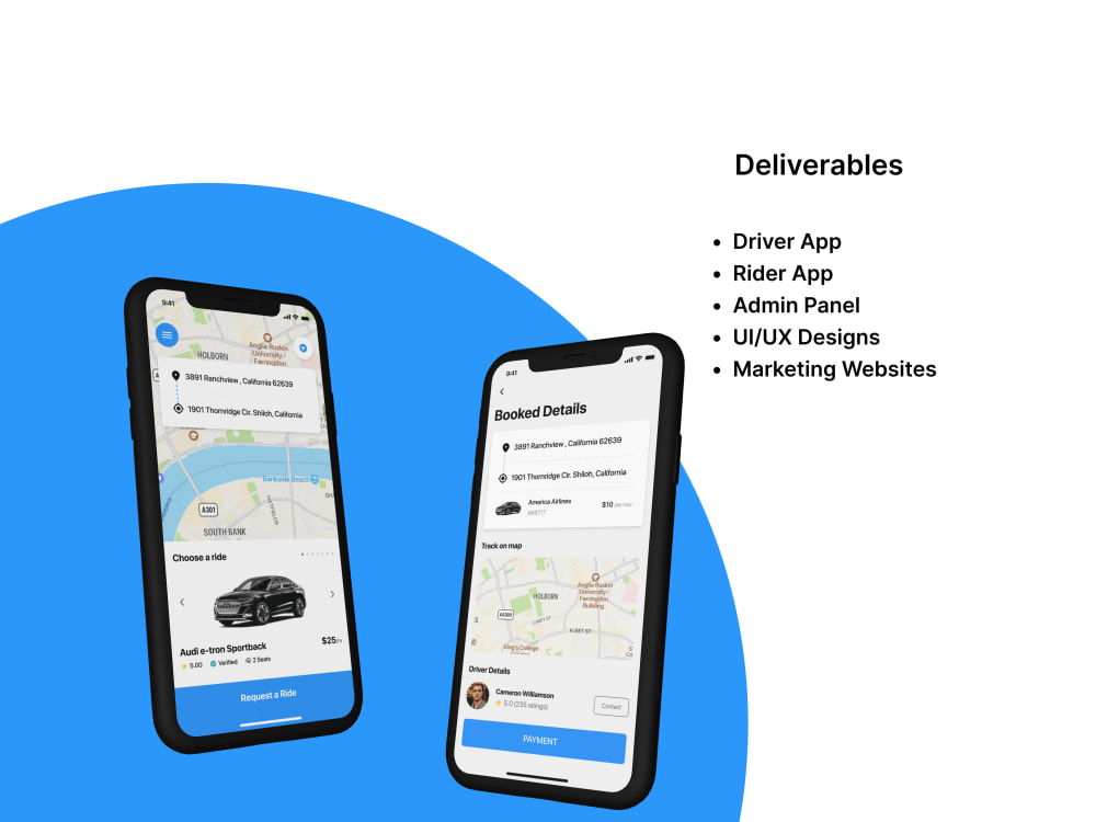 Ride Sharing App | Taxi Booking App | Cab Booking | Carpooling | Uber ...