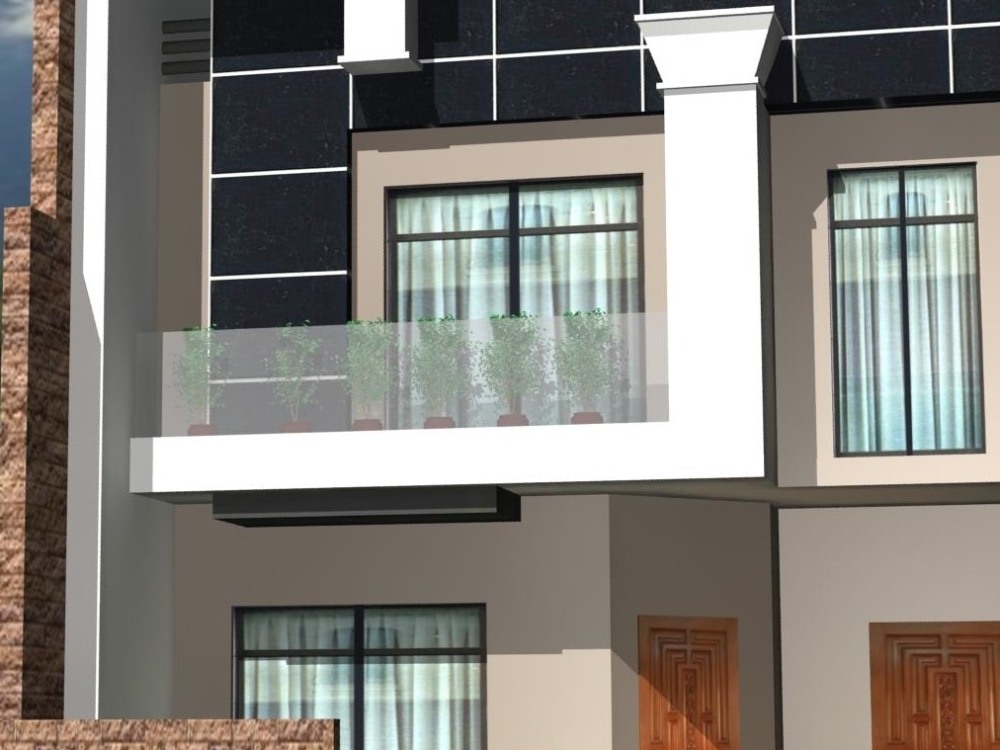 Modern Home Design 2d @3d | Upwork