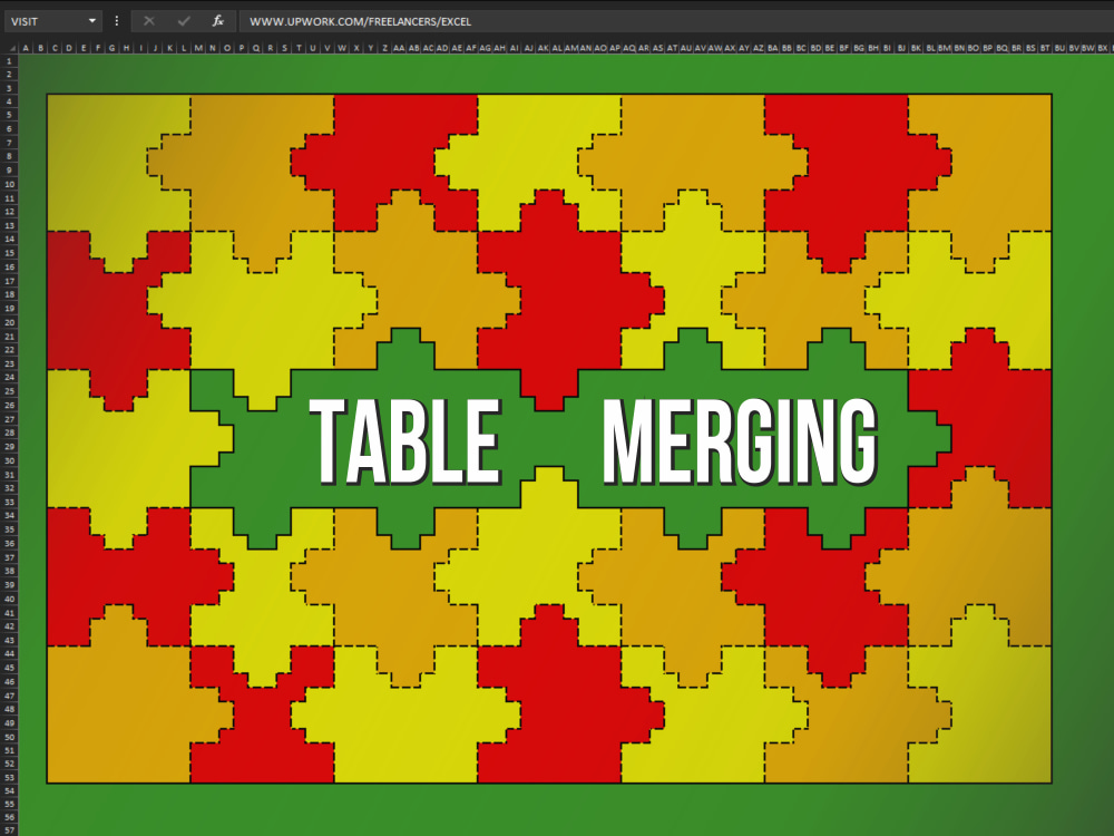 Excel Tables Merging In One Click Using Vba Upwork