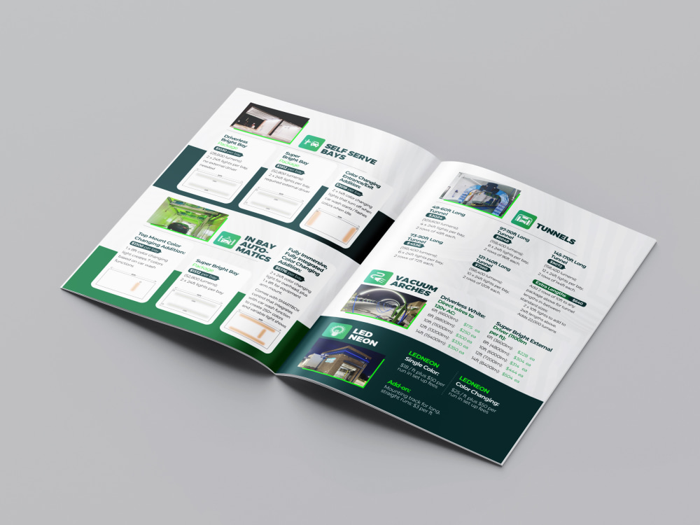 A professional SALES SHEET / PRODUCT CATALOG / BROCHURE / BOOKLET ...
