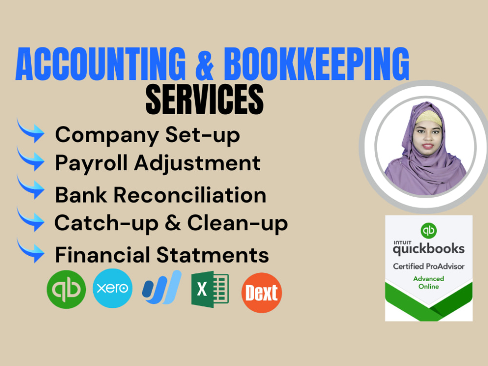 Quickbooks Online Bookkeeping Bank Reconcile Xero Wave Excel