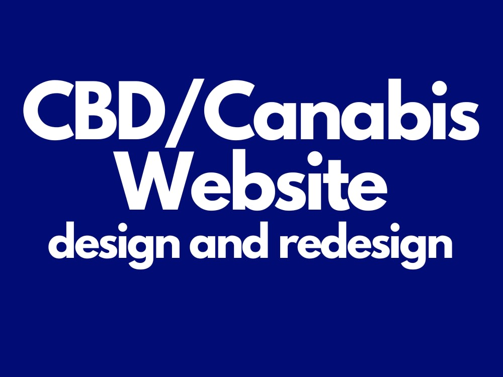 A cbd website, hemp, weed, marijuana ecommerce store website | Upwork