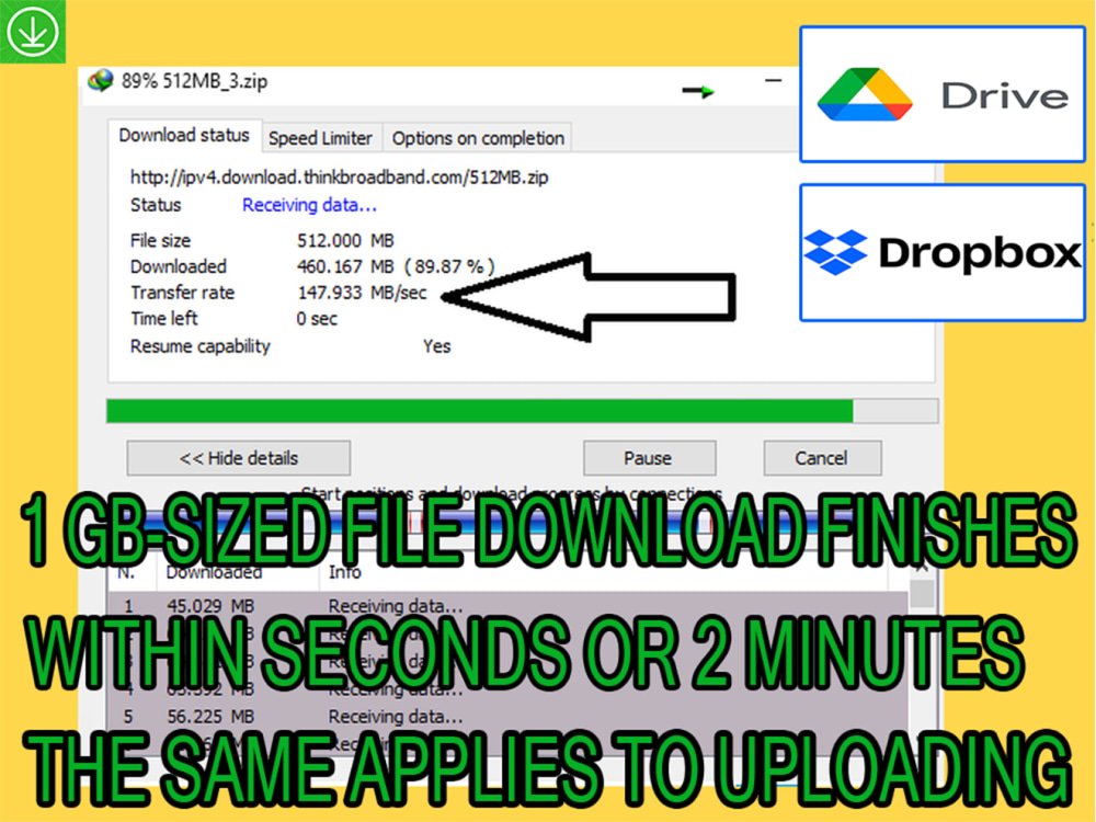 Downloading & Uploading Of Files with High-speed Internet 1-2 Gbps | Upwork