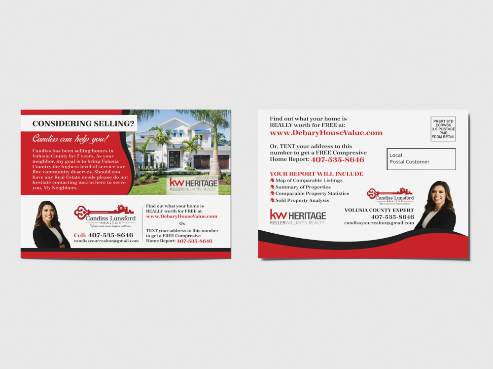 An Eye-catchy Postcard Design or Direct Mail & EDDM Postcard Design ...