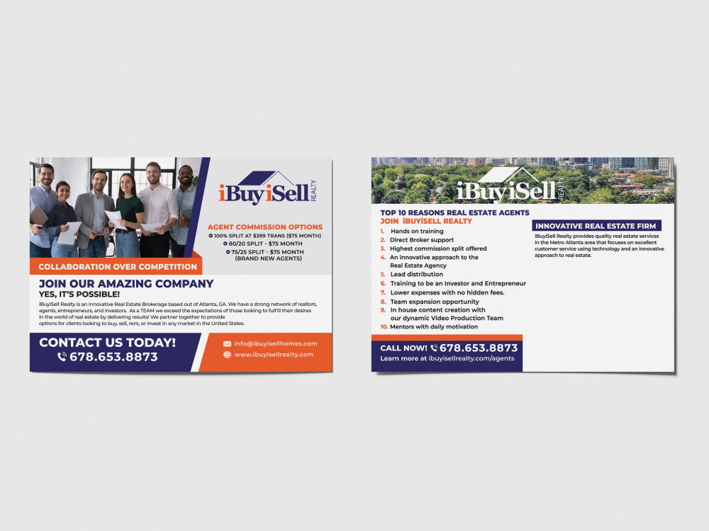 An Eye-catchy Postcard Design or Direct Mail & EDDM Postcard Design ...