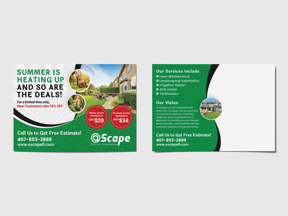 An Eye-catchy Postcard Design or Direct Mail & EDDM Postcard Design ...