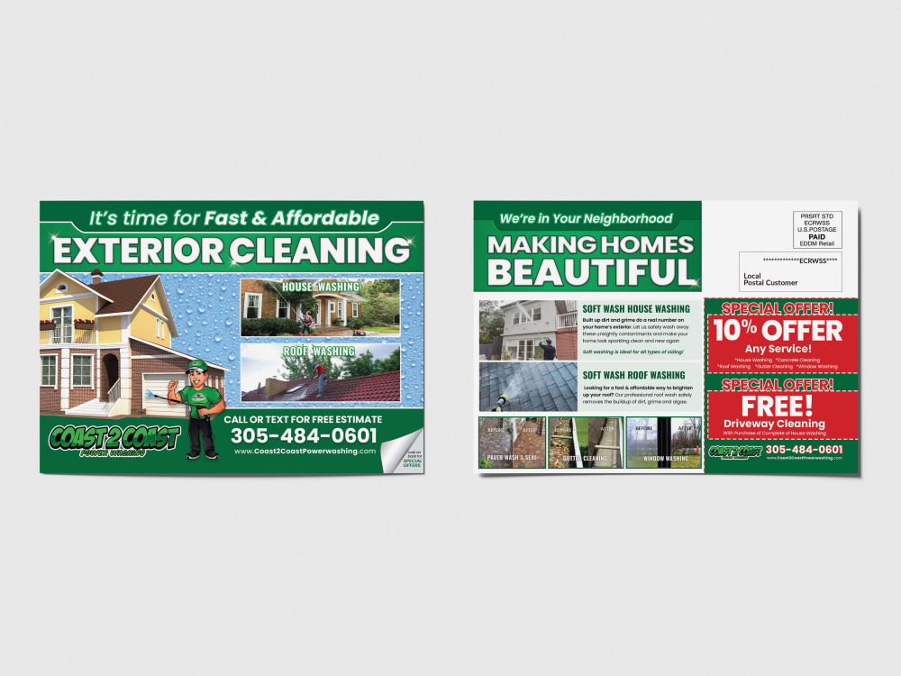 An Eye-catchy Postcard Design or Direct Mail & EDDM Postcard Design ...