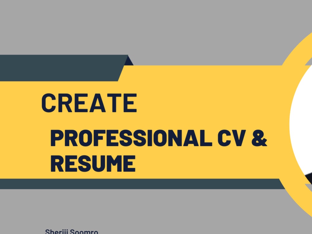 A amazing resume or CV with best design | Upwork