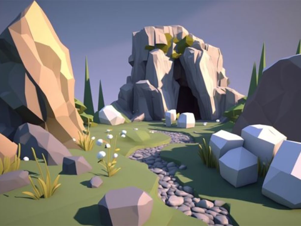 Amazing Low Poly 3D Game Environment for Unity or Unreal Engine | Upwork