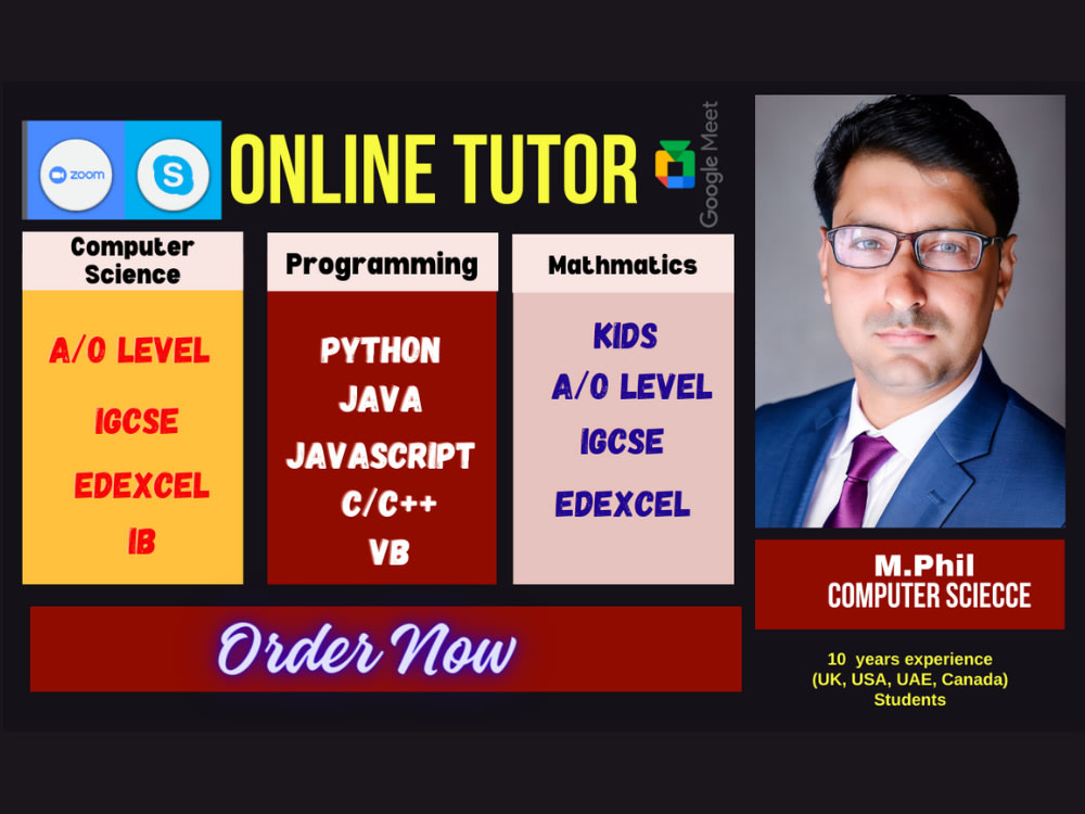 Online Tutoring In Ao Level Igcse Ib Edexcel Computer And Programming Upwork